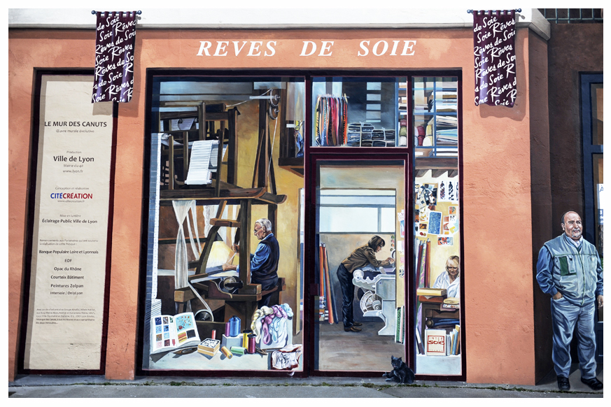 Le mur des Canuts à Lyon – ARCHIPHOTOS