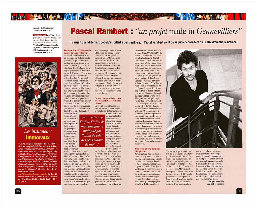 Pascal Rambert – ARCHIPHOTOS