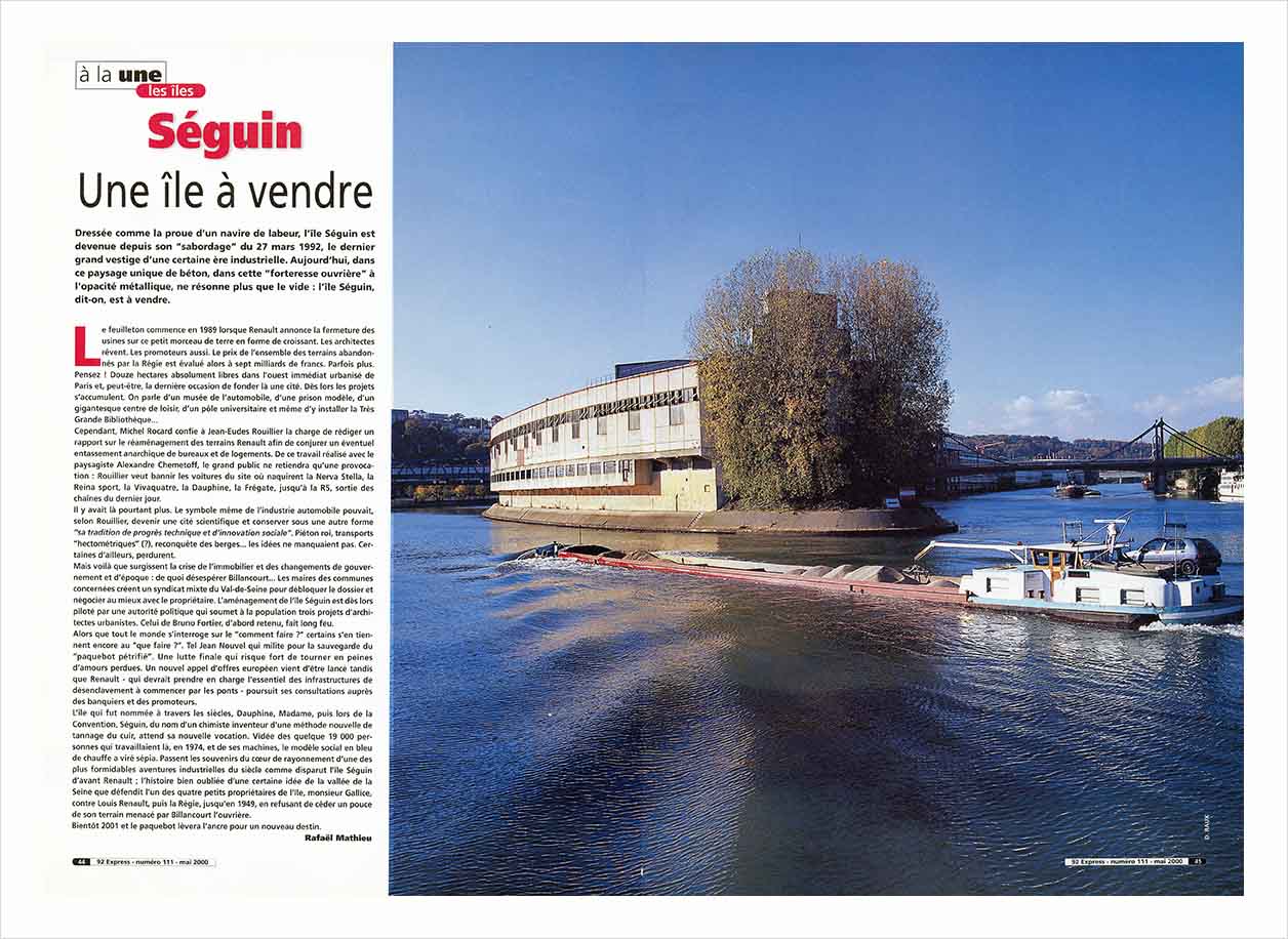 Séguin, une île à vendre – ARCHIPHOTOS